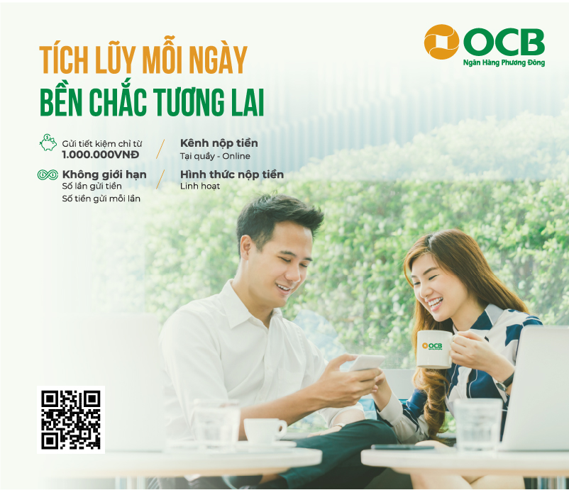 Đến OCB tích lũy mỗi ngày, bền chắc tương lai
