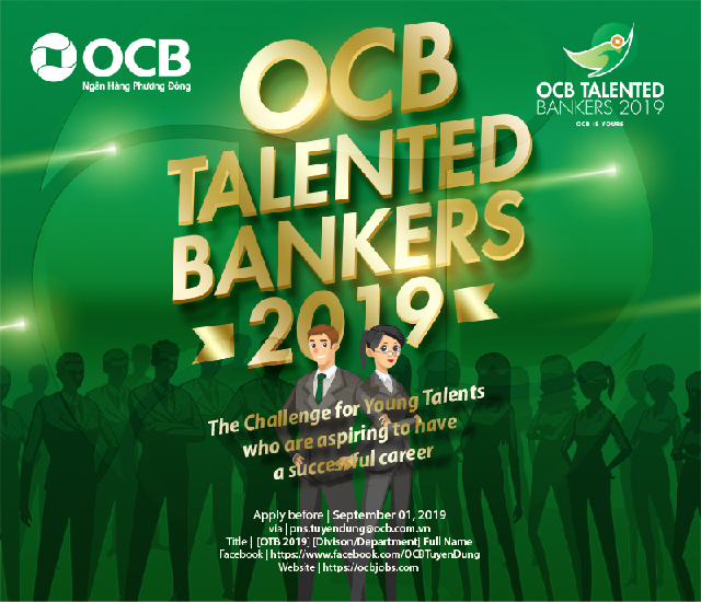 OCB TALENTED BANKERS 2019 CHÍNH THỨC QUAY TRỞ LẠI